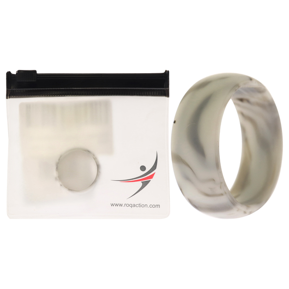 ROQ | Accessories | Silicone Wedding Ring Marble Whiteblack By Roq For ...